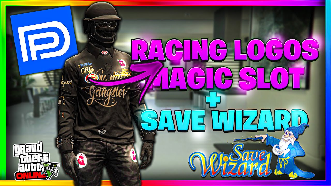 *SOLO* How to get ALL RACING LOGOS on any outfit MAGIC SLOTS +SAVE ...