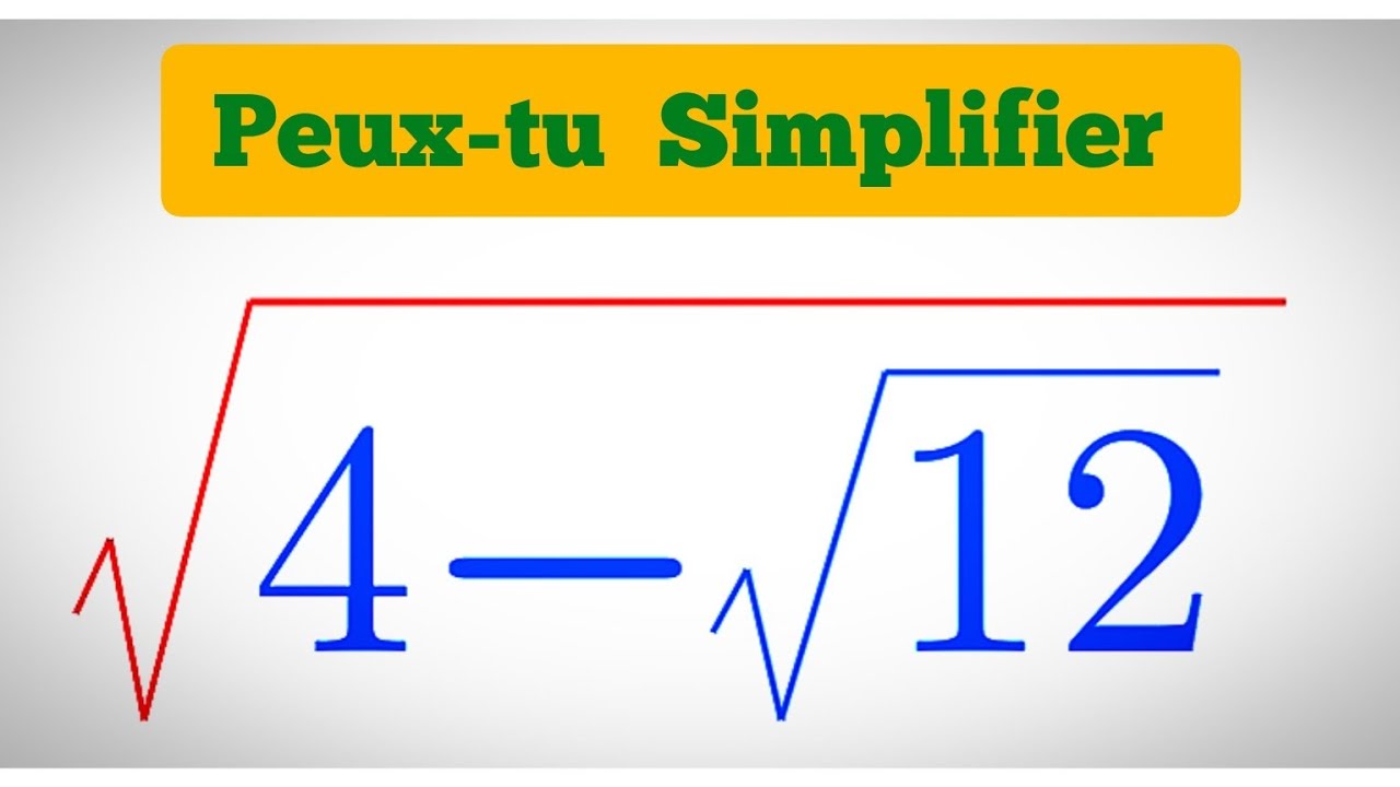 Voici Comment simplifier facilement ? - YouTube