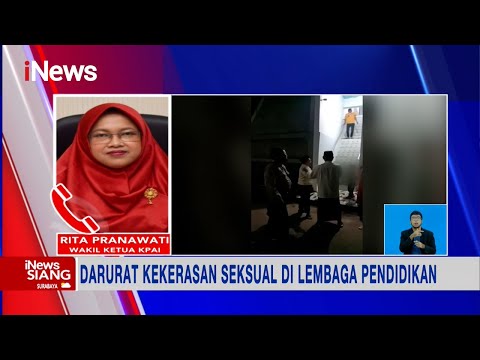Darurat Kekerasan Seksual Pendidikan, KPAI: Guru & Murid Tak Boleh Berdua di Kelas #iNewsSiang 15/12