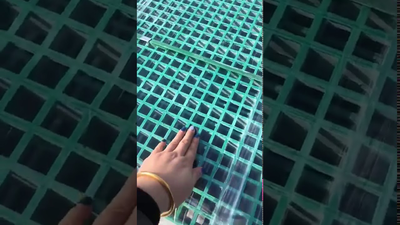 Green Fiberglass Grating - YouTube