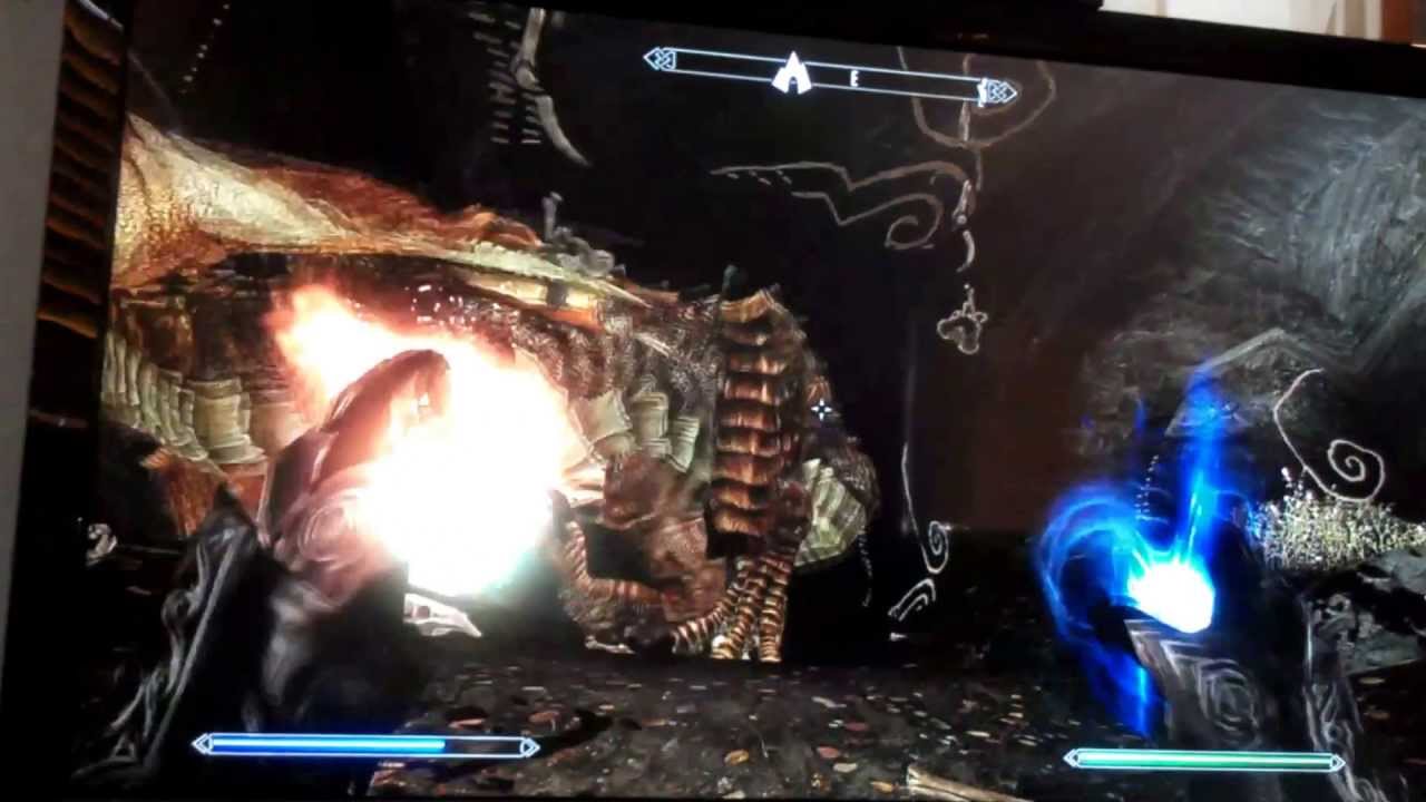 SKYRIM:To Fallowstone Cave Elder Dragon Glitch Part 2 - YouTube