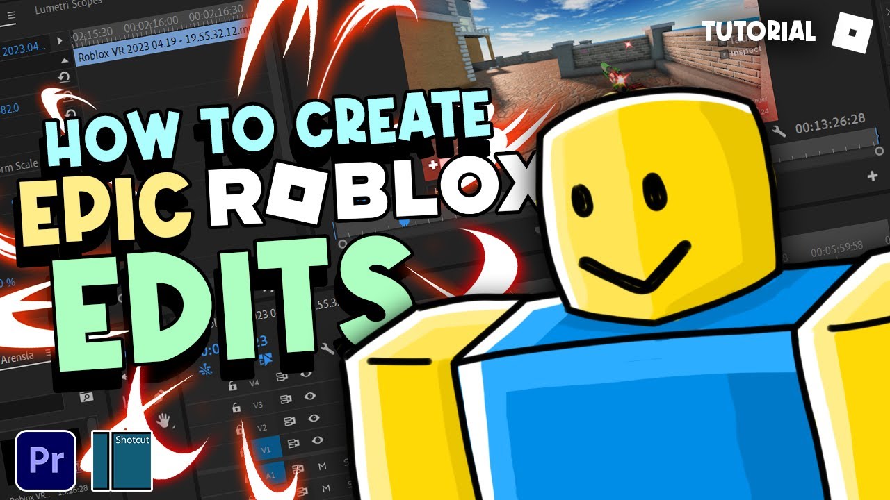 How to make EPIC ROBLOX EDITS! | Roblox Premiere Pro and Shotcut ...