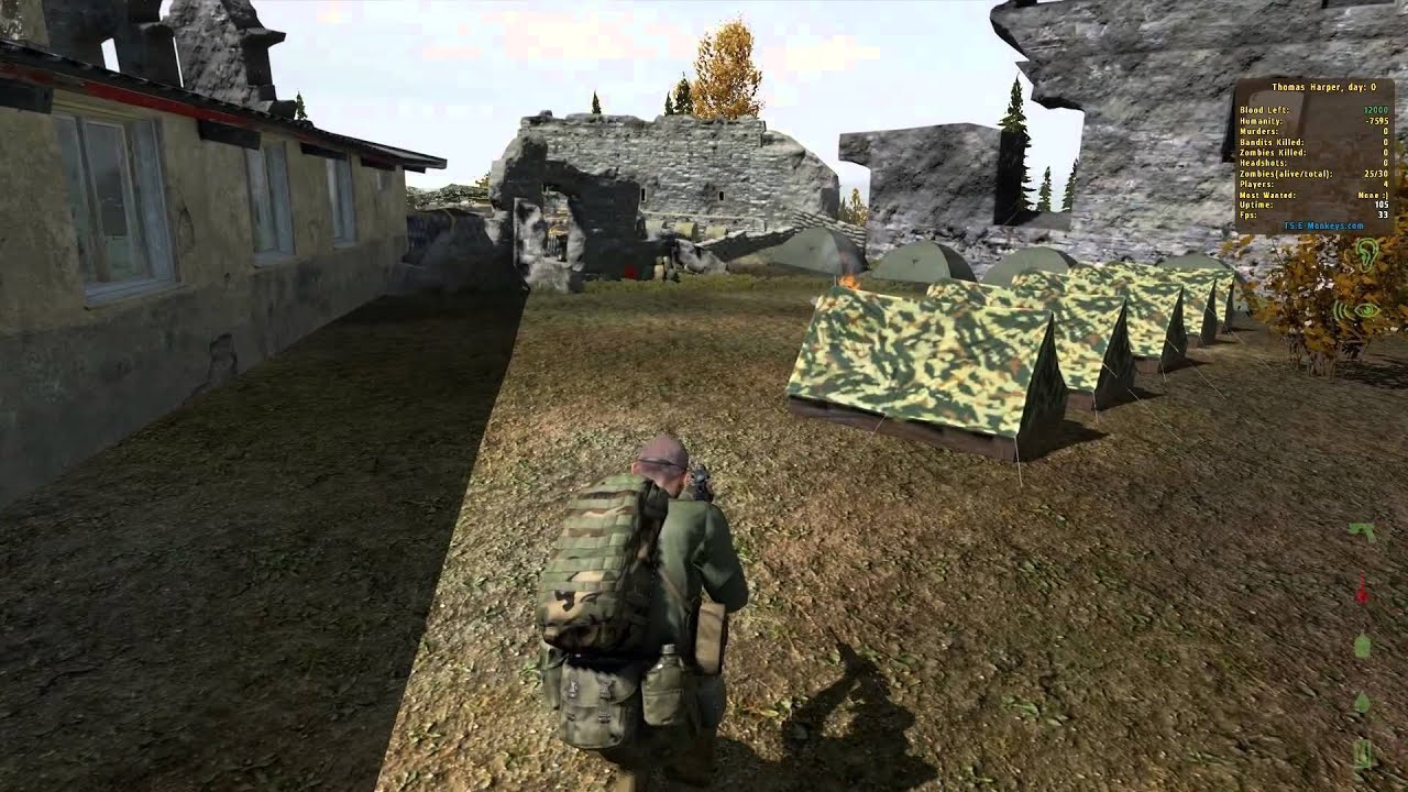 DayZ Epoch Devils Castle Bandit Base - YouTube