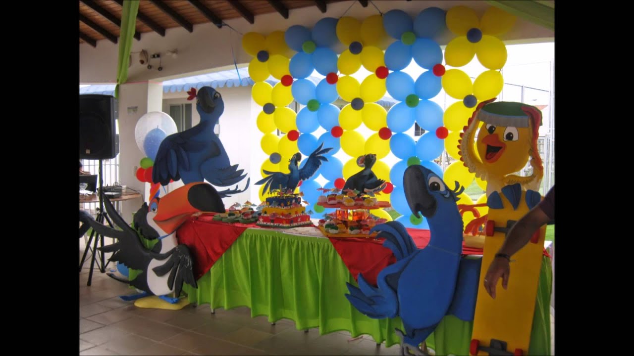 DECORACIÓN DE RIO - FIESTA INFANTIL. - YouTube