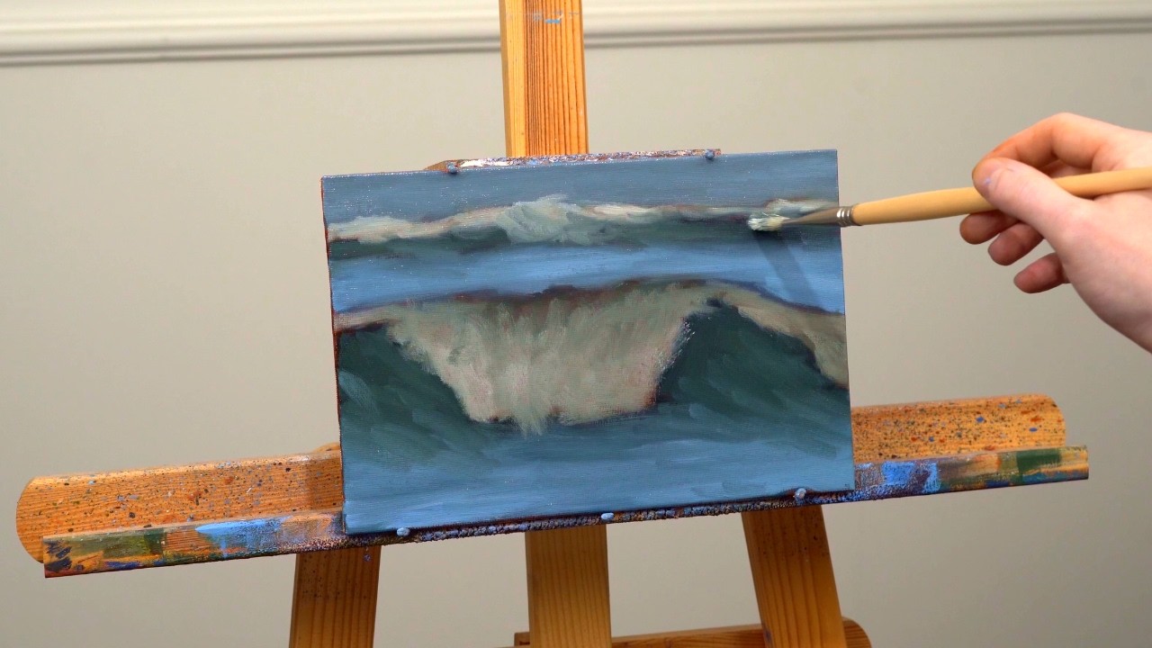 Wellen malen | Acryl , Öl | Meer malen vom Anfänger zum Profi Nr. 9 ...