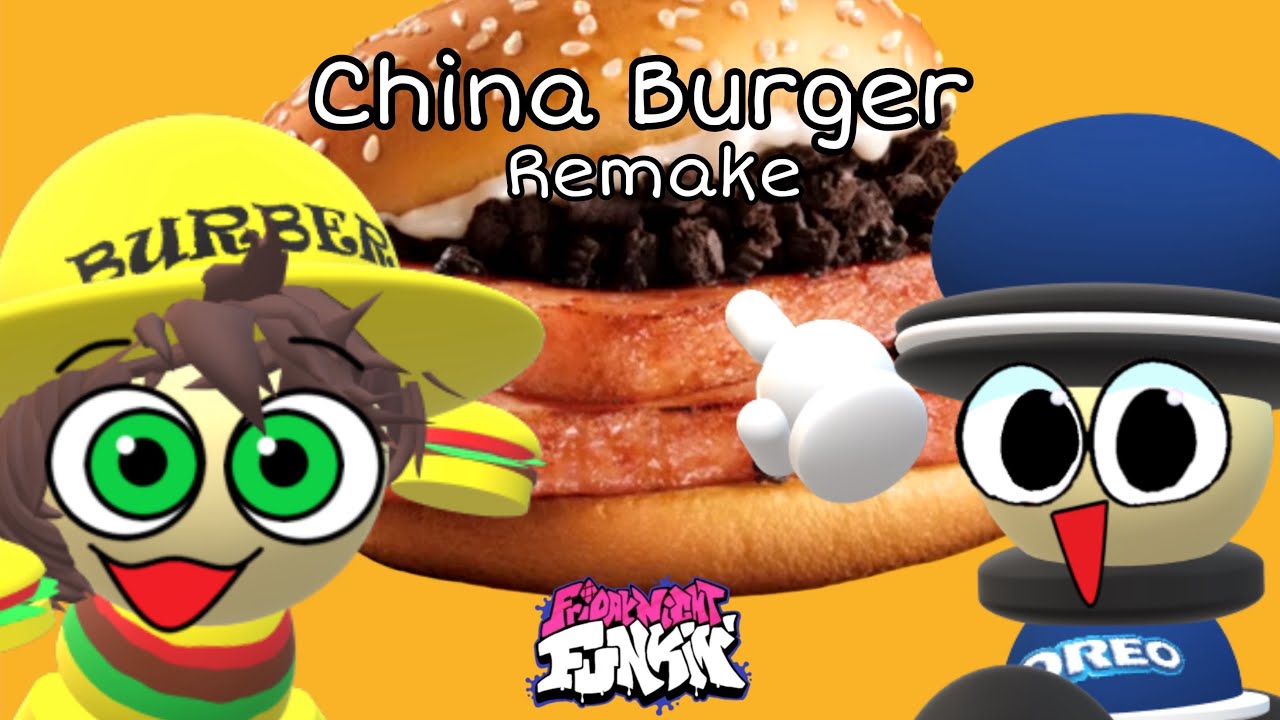 FNF China Burger (Burber Gavin|@GavinPlayz289| Oreobi) Remake - YouTube