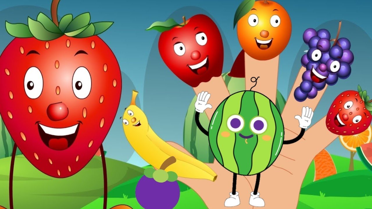 Fruits Finger Family|Learn Fruits|Nursery Rhymes & Kids Songs - YouTube