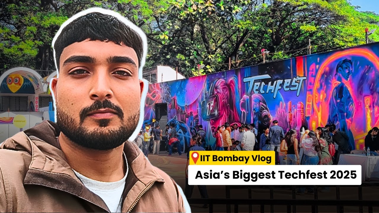 Techfest 2025 IIT Bombay | Asia's Biggest Techfest Vlog - YouTube