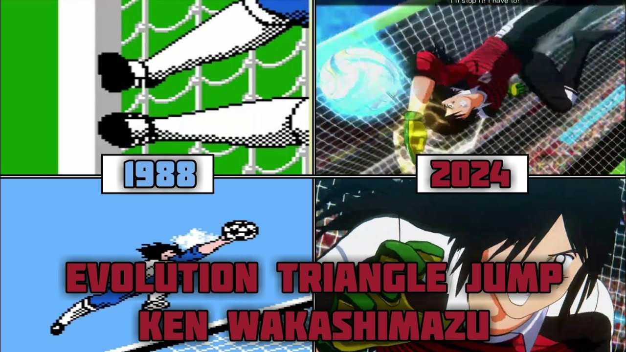 Evolution Triangle Jump Ken Wakashimazu All Game Captain Tsubasa - YouTube