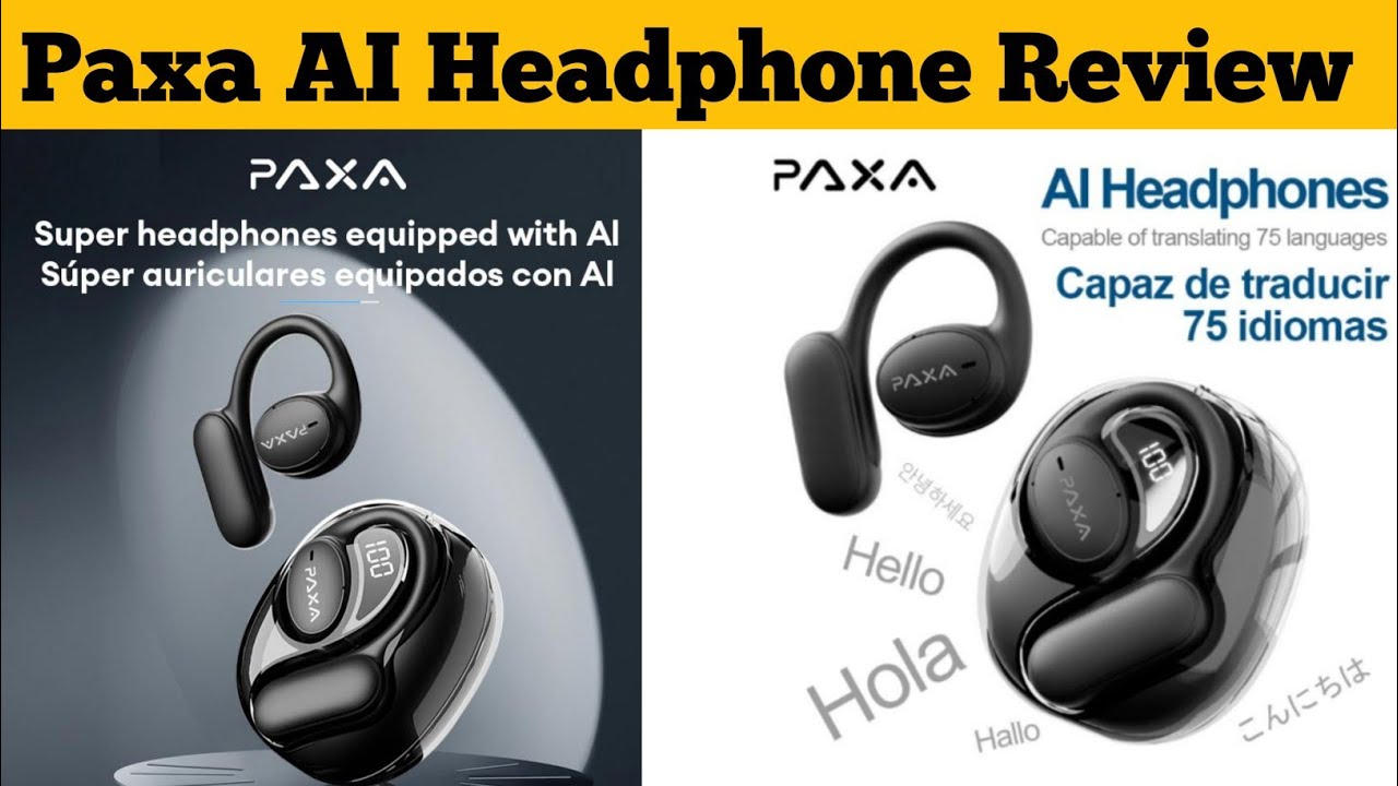 Paxa Open Air 5 | Headphones | Paxa AI Headphones Review | Features ...