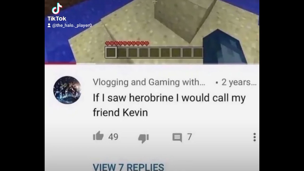 Kevin beats herobrine - YouTube