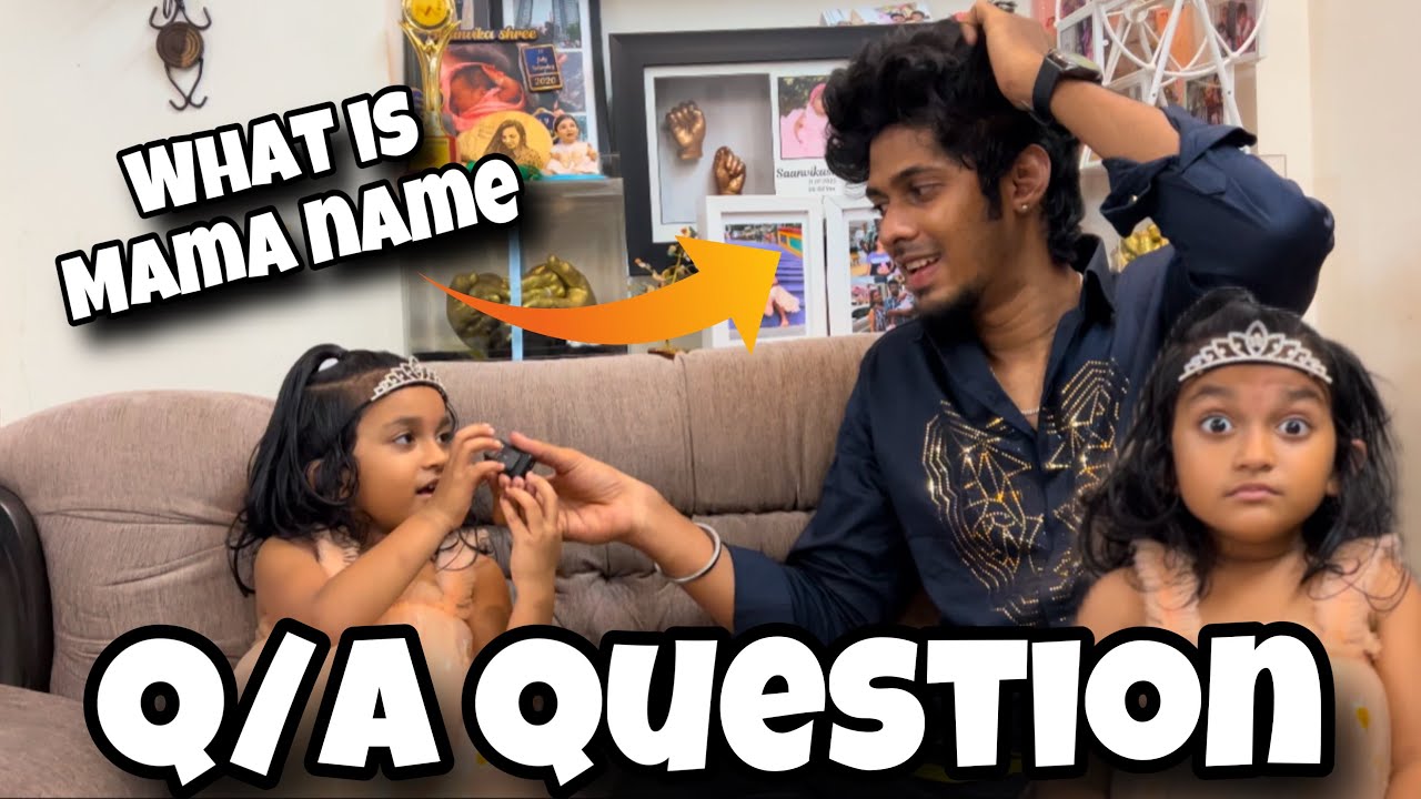 What is mama name 🤯🫣| Question and answers with saanu 😍 ️#saanvikashree ...