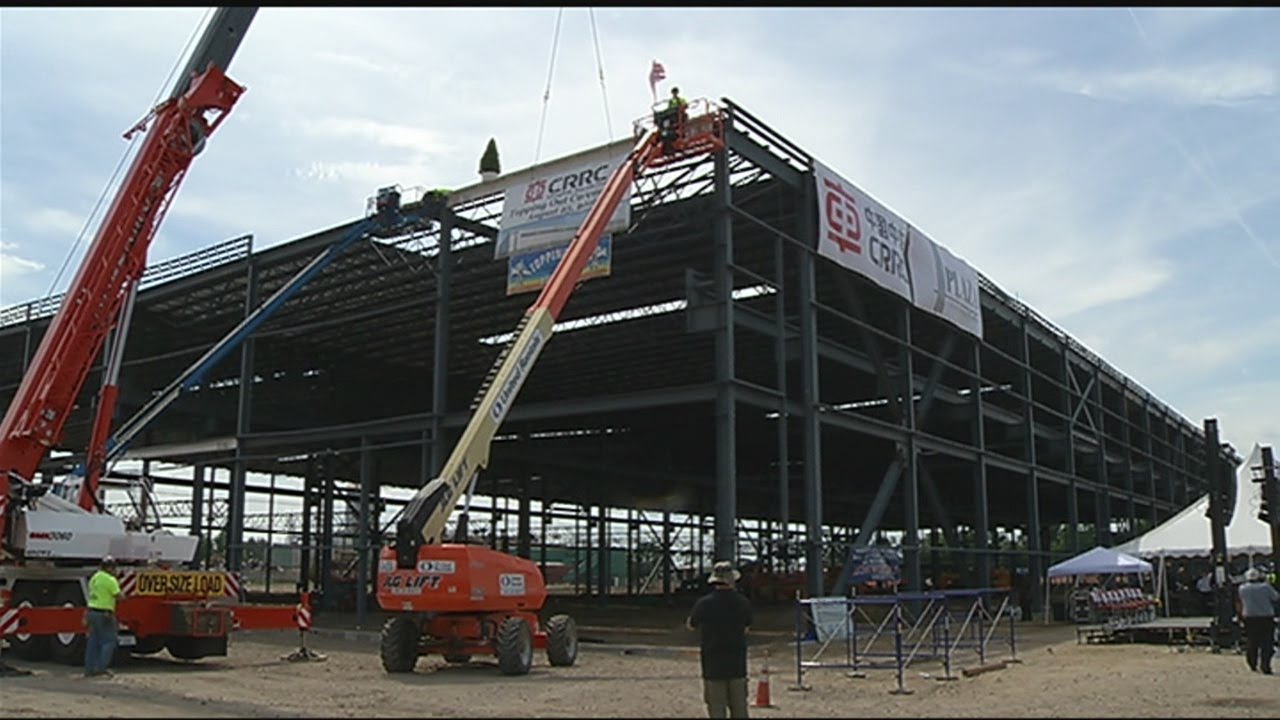 Gov. Baker attends “Topping Off” ceremony for Springfield rail car ...