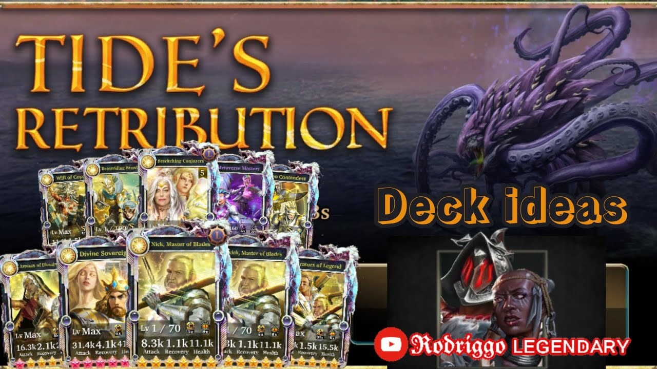 Legendary Game of Heroes #LGOH #145 🟡TIDE'S RETRIBUTION🟡 #deck #ideas ...