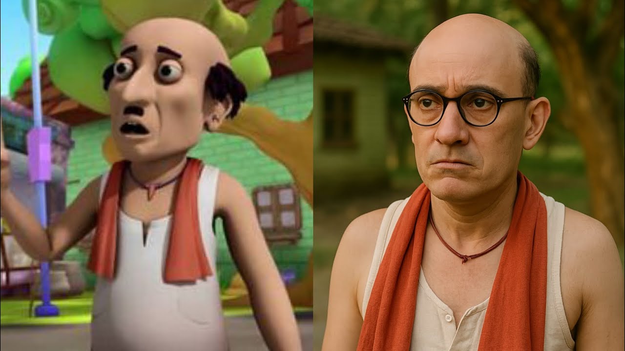 Motu Patlu Characters In Real Life - YouTube