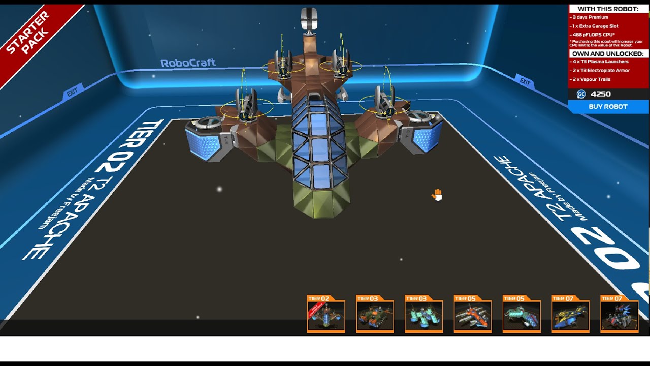 Robocraft T2 Apache from Shop - YouTube