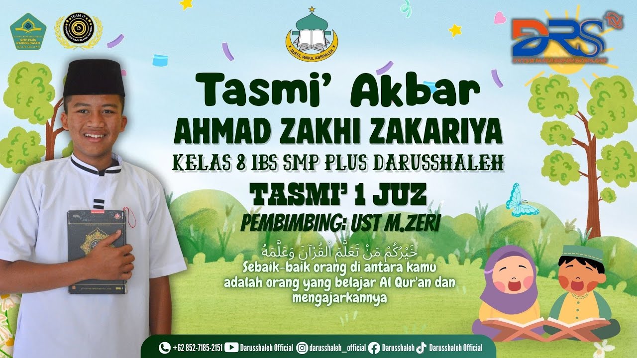 LIVE : Tasmi' Akbar Darusshaleh Semester 1 TH 2025/2026 (Ahmad Zakhi ...