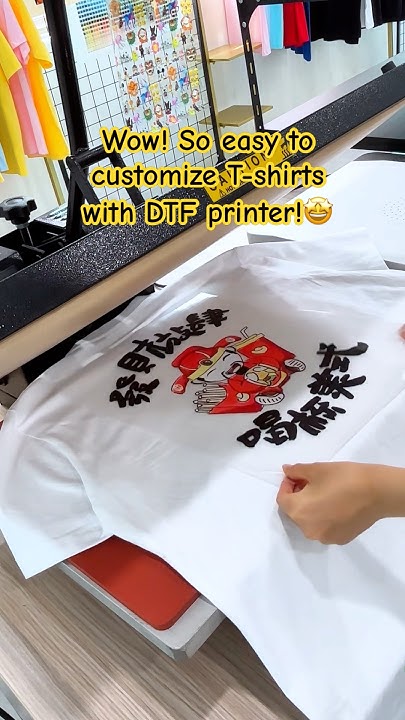 Wow! Amazing DTF Printer, Can Print All Kind of Fabric Material. Small Business, Big Profit ...