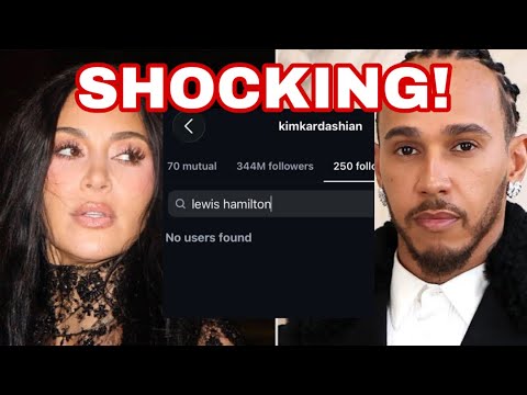 Kim Kardashian BREAKS UP and UNFOLLOWS Lewis Hamilton?