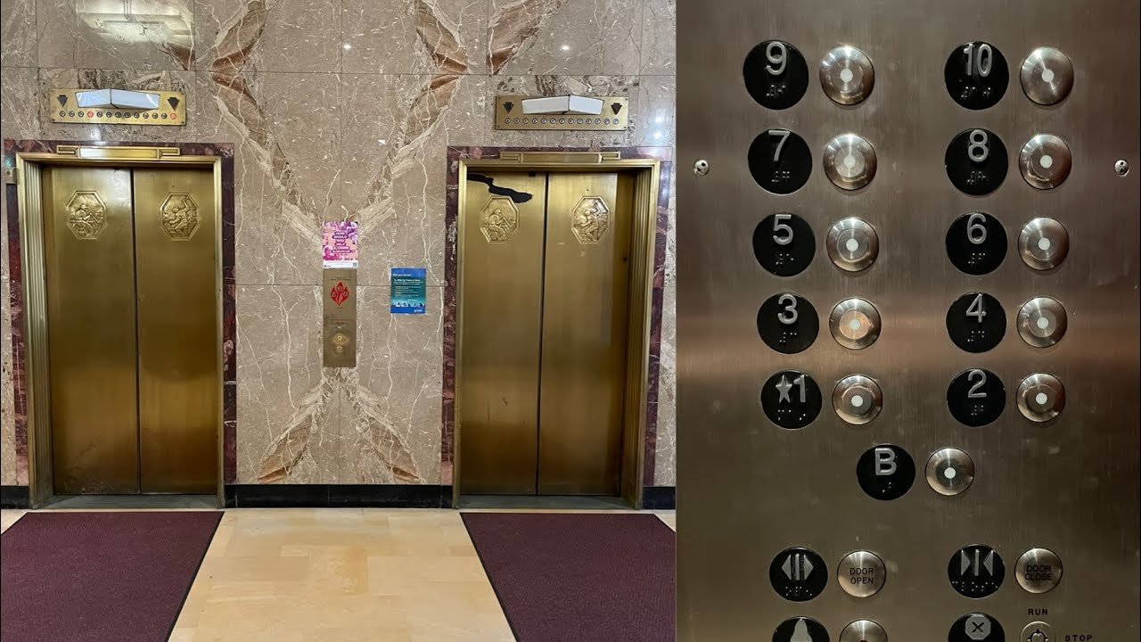 Fast Westinghouse Traction Elevators @ Racine County Courthouse ...