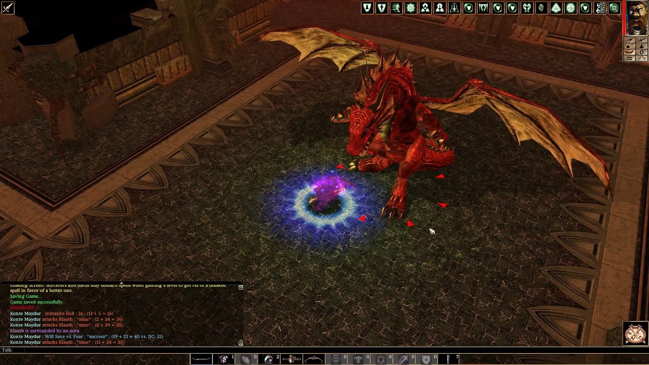 Neverwinter Nights [Enhanced Edition] - Two Bladed Sword vs Klauth at ...