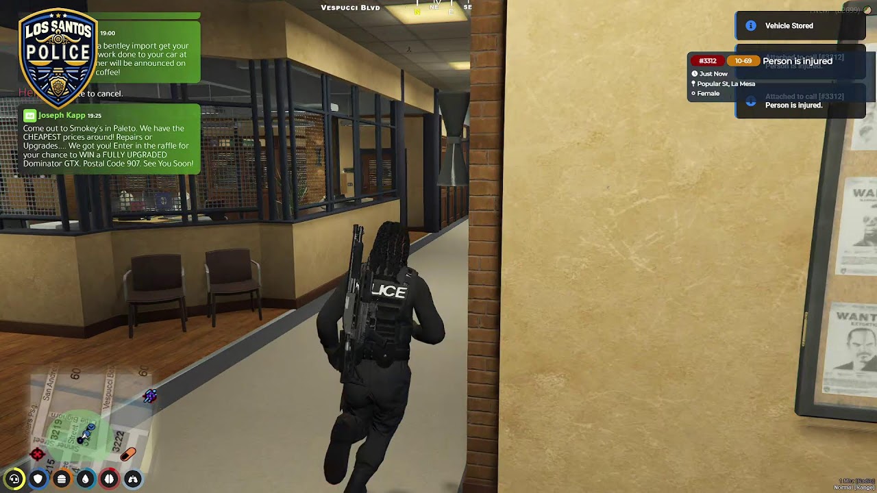 Officer Domenick Toretto FTO/RAD Vivid FiveM - YouTube