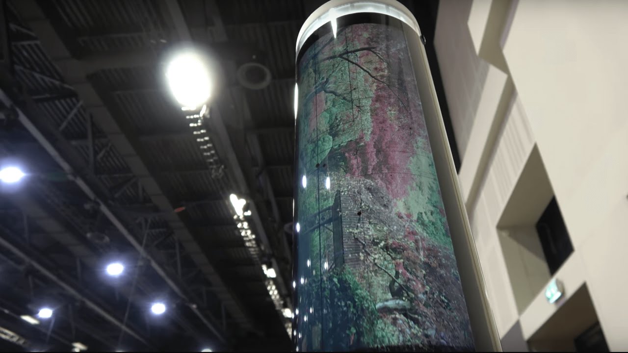 FlexEnable Plastic Flexible Organic LCD (OLCD) Displays - YouTube