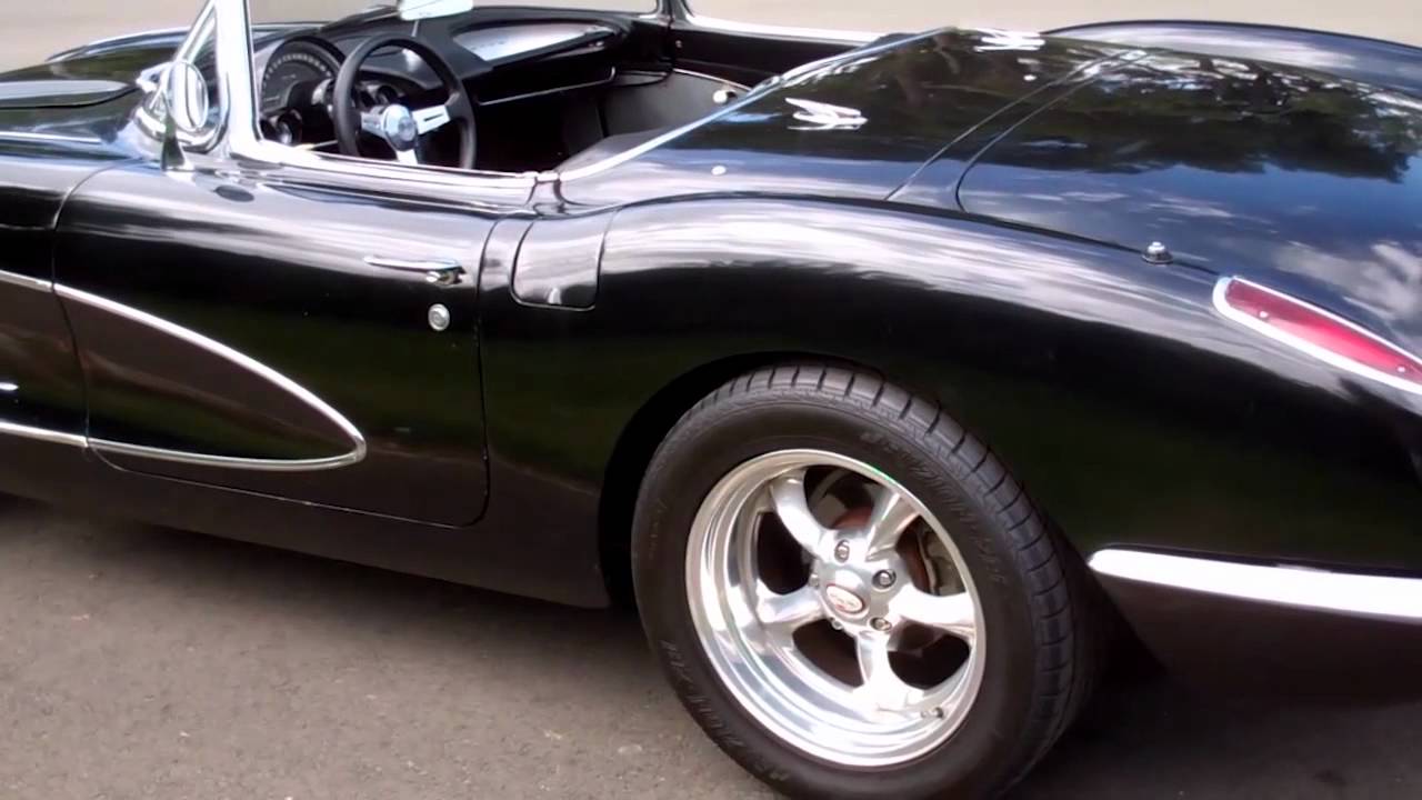 SOLD C1 1959 Black resto mod Corvette for 4 sale by Corvette Mike Com ...