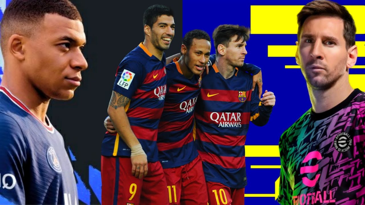 MSN IN FIFA MOBILE VS EFOOTBALL MOBILE - YouTube