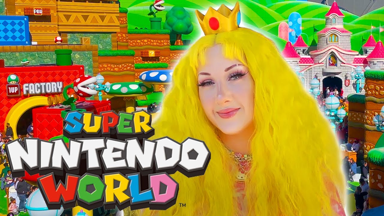 I Dressed as Princess Peach at Super Nintendo World! Universal Studios ...