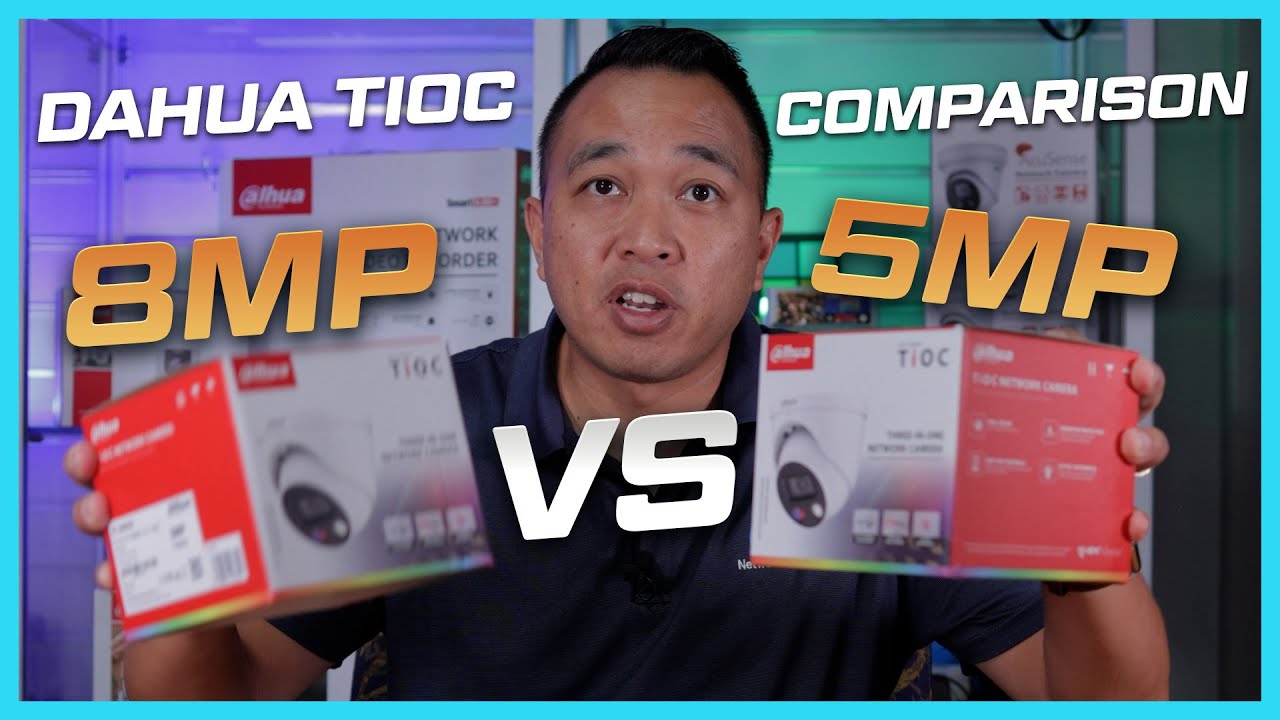 Dahua 8MP vs 5MP TIOC IP Cameras Comparison | DH-IPC-HDW3849HP vs DH ...