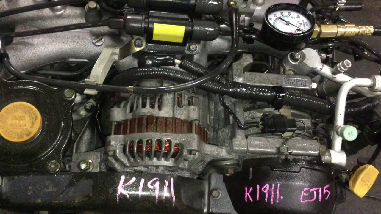 Subaru Impreza GF 1.5l engine EJ15 843881 K1911 1.5 - YouTube