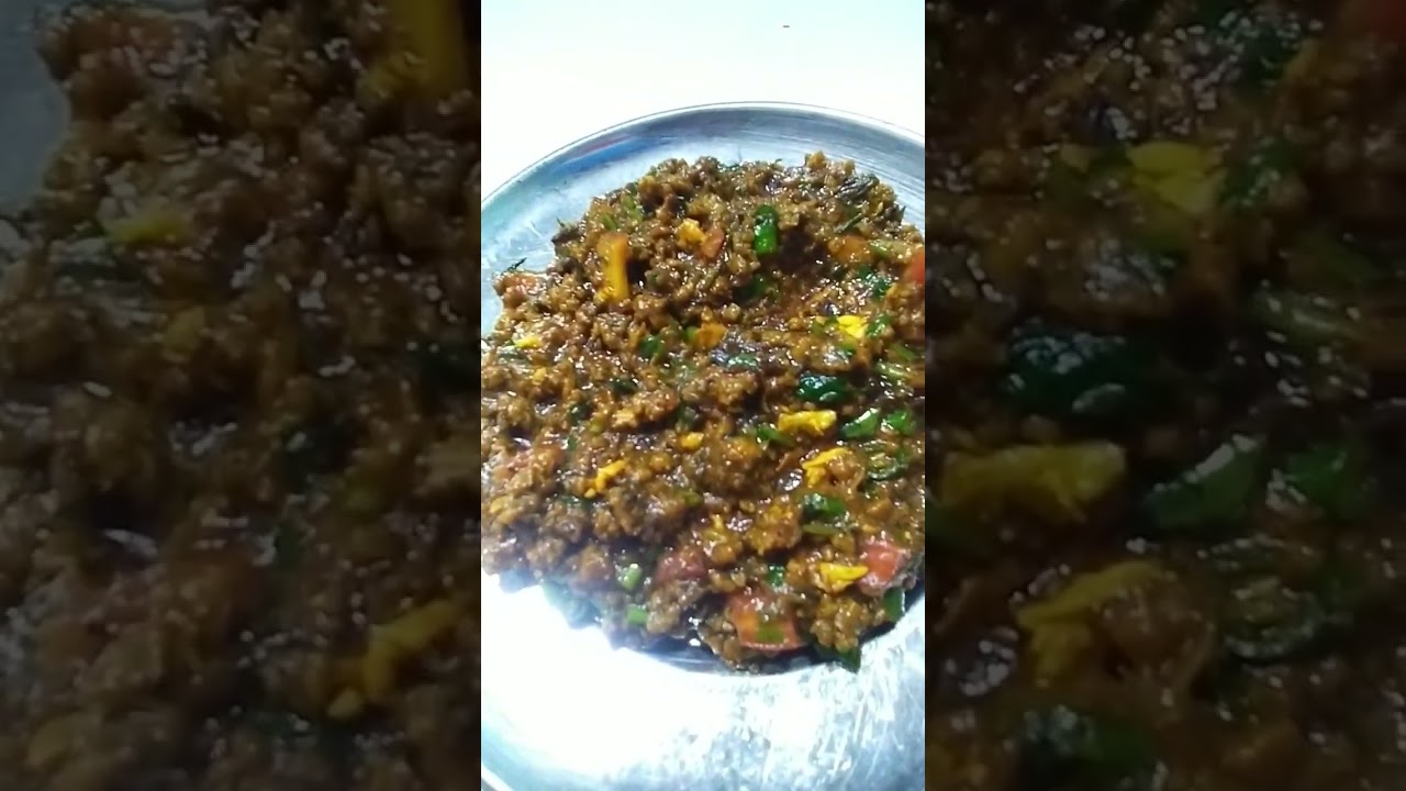MOTTON KEEMA FRY WITH ROTI - YouTube