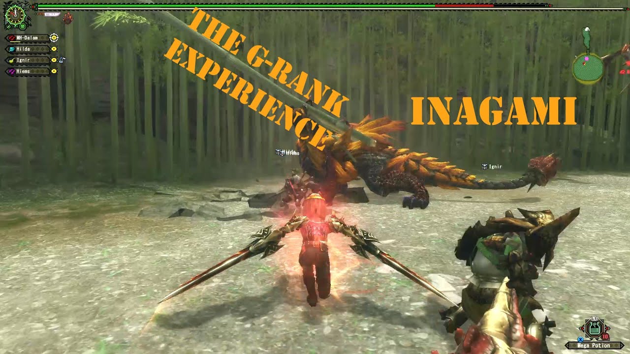 Monster Hunter Frontier Z: The G-RANK EXPERIENCE ~ Inagami - YouTube