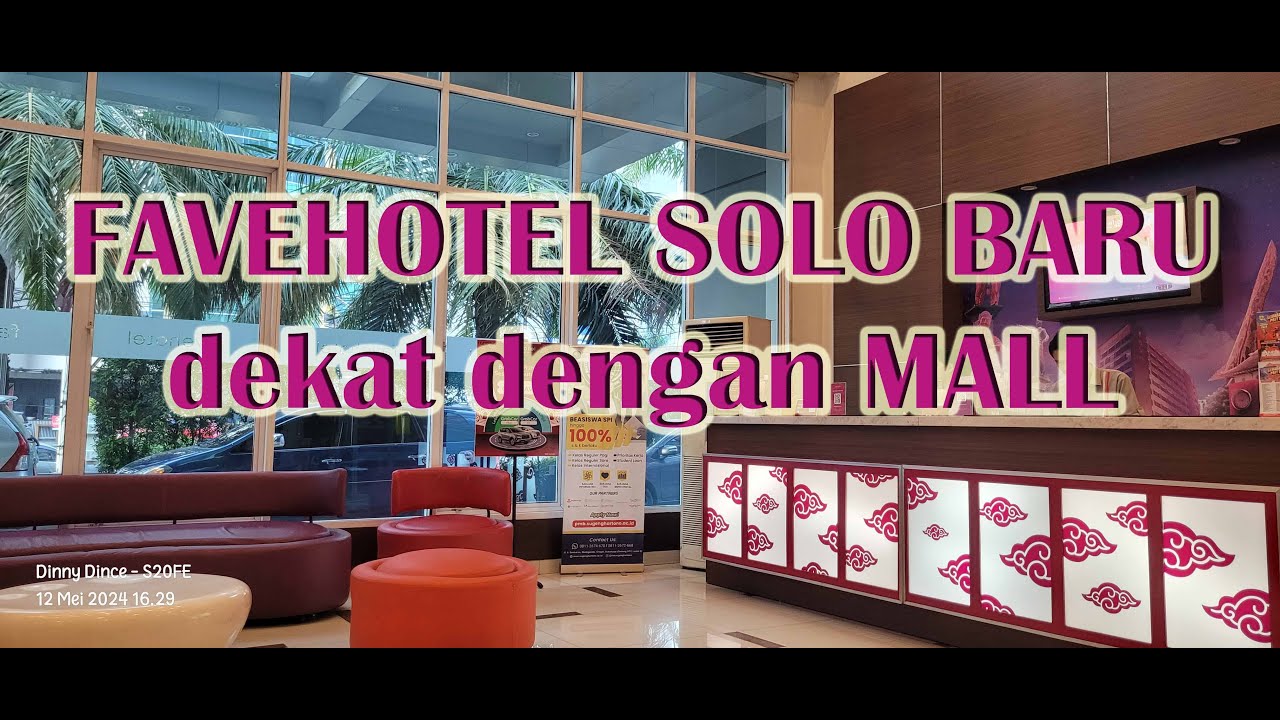 Favehotel Solo Baru dekat dengan Mall - YouTube