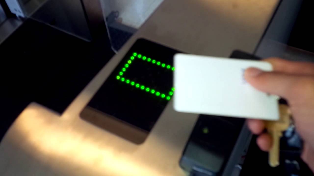 Where To Scan Your Badge on The Turnstile - YouTube