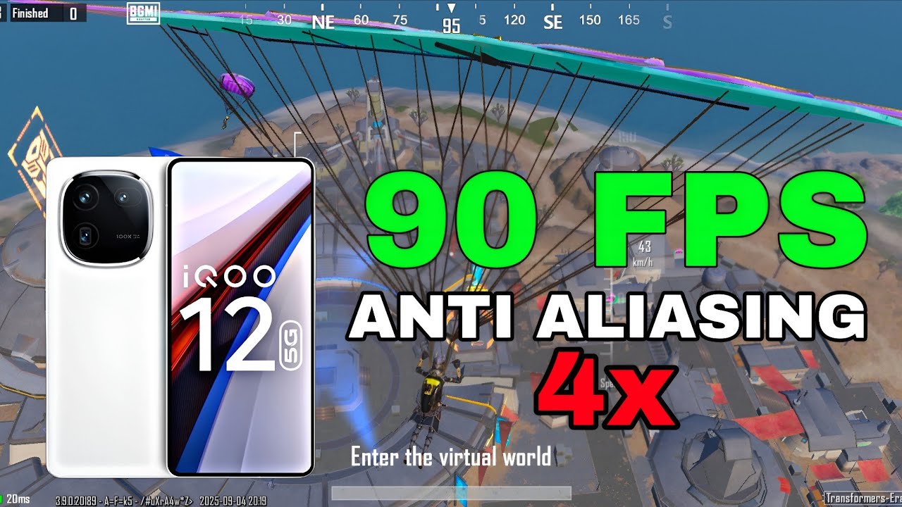 Unlocking 90 FPS ULTRA Graphics on iQOO 12 Anti Aliasing 4x PUBG & BGMI ...
