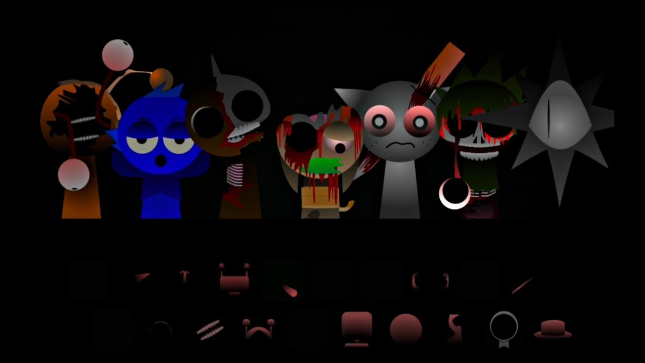 Incredibox Sprunki All Characters Horror version - YouTube