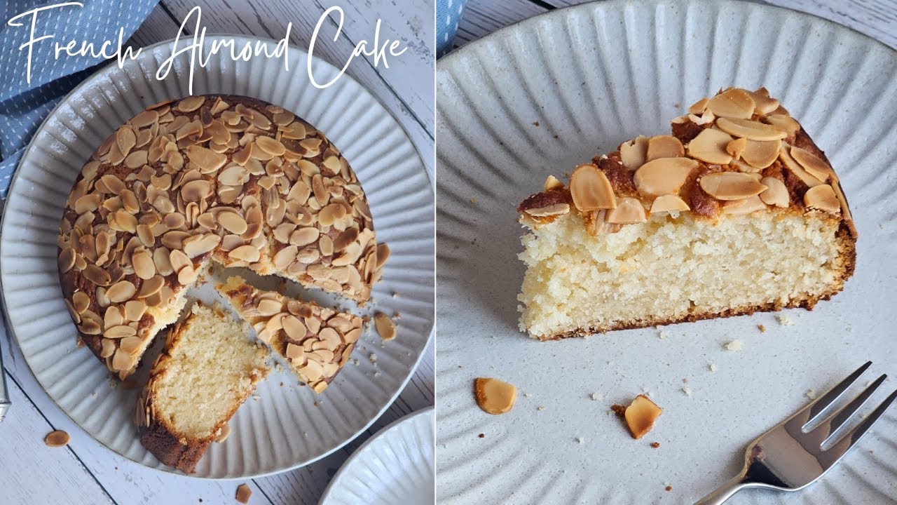 French Almond Cake | Moist & Fluffy Cake Recipe - YouTube