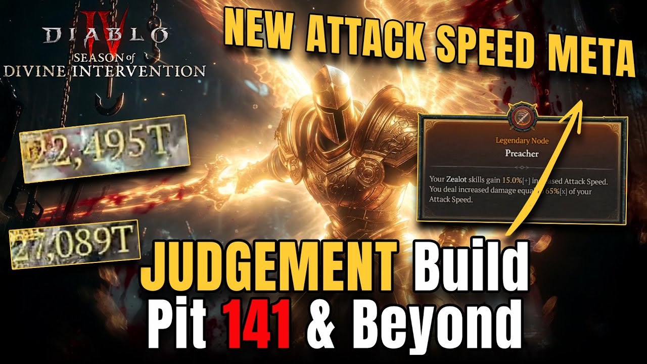 NEW ATTACK SPEED Paladin META STACKER - JUDGEMENT Build Pit 141 ...
