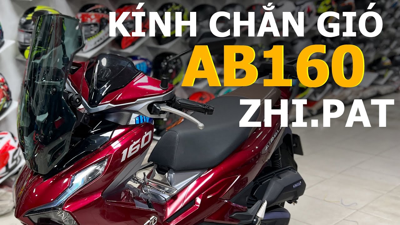 Kính Chắn Gió ZhiPat Lắp AB160 - Yohe Shop - YouTube