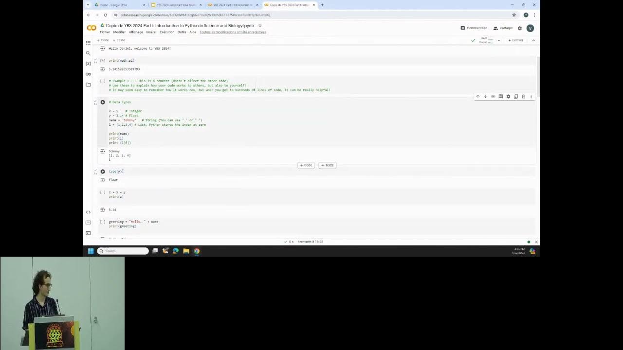 Jumpstart Your Python Journey: Introduction to... - Daniel Valentini and Vadim Zamaruyev - YBS ...