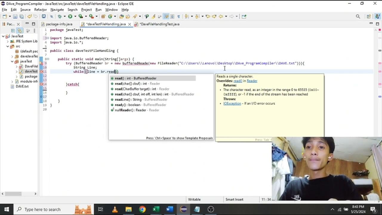 FILE HANDLING V1, Buffered reader and Buffered writer. - YouTube