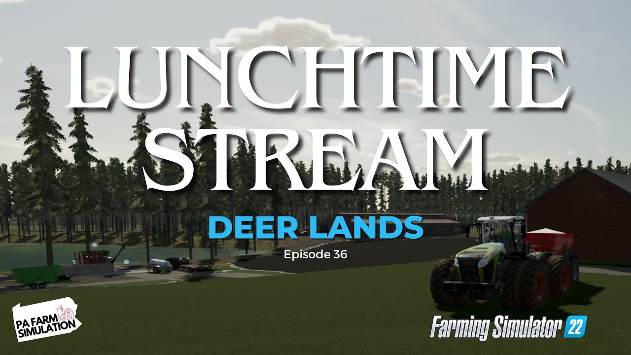 Grass Care on Deer Lands - ep. 35 - Farming Simulator 22 (FS22) - YouTube