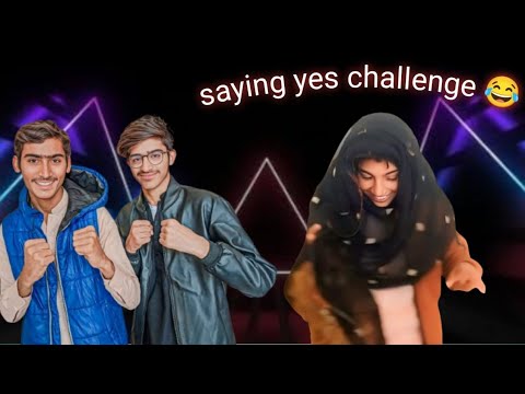 finally saying yes challenge complete 💯 - YouTube
