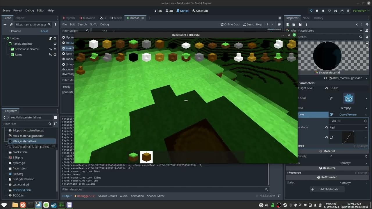 Build Sprint rewrite in Godot + Rust (Stream 18) - YouTube