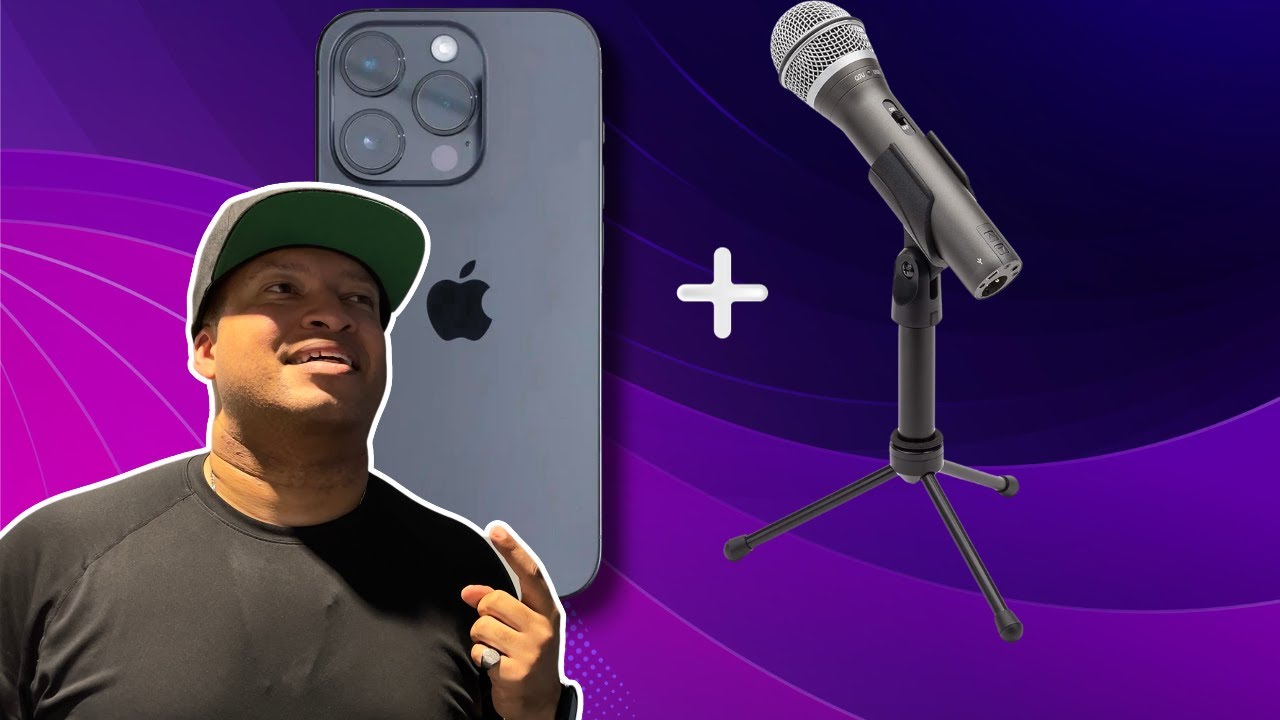 Use Your iPhone 15 Directly With A USB Microphone - YouTube