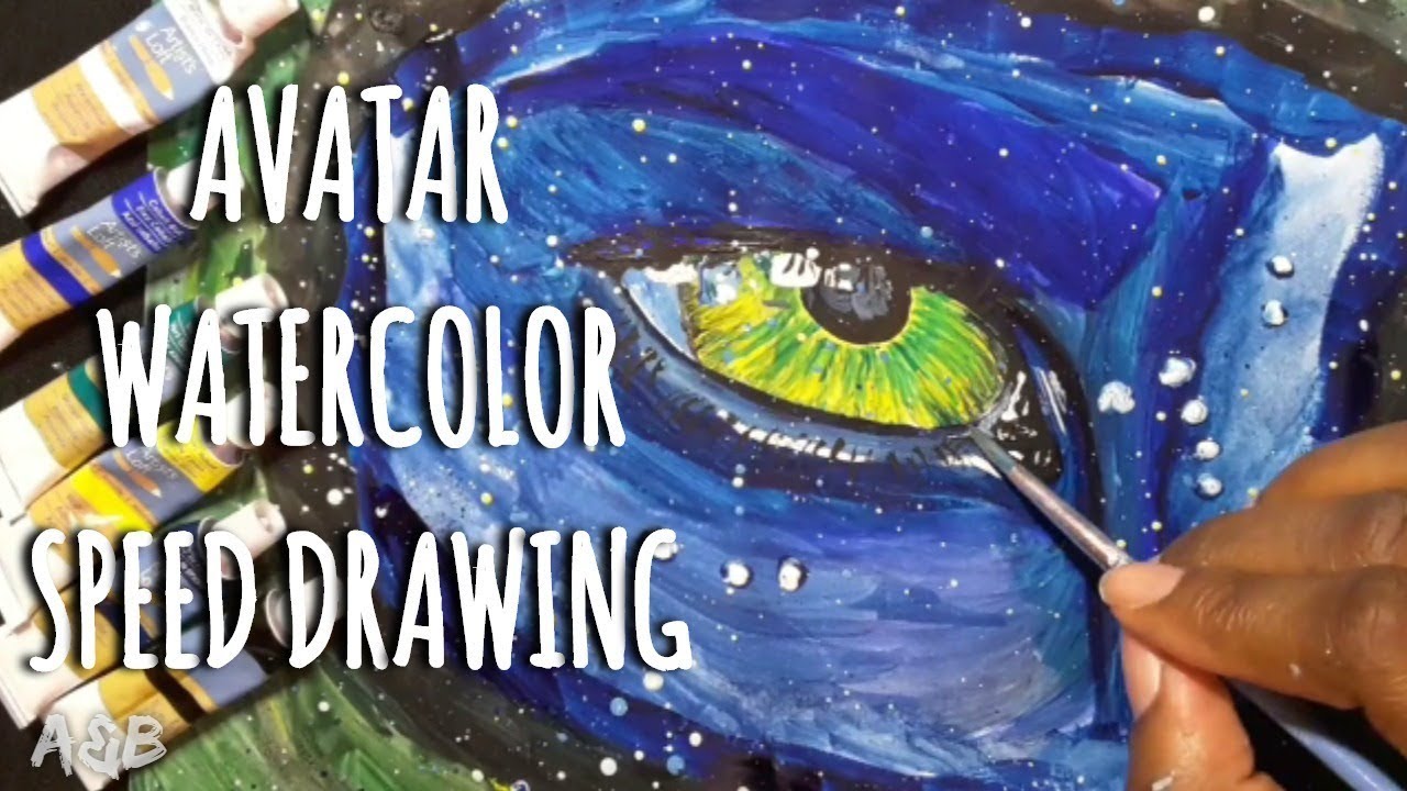 DRAWING AVATAR | WATERCOLOR - YouTube