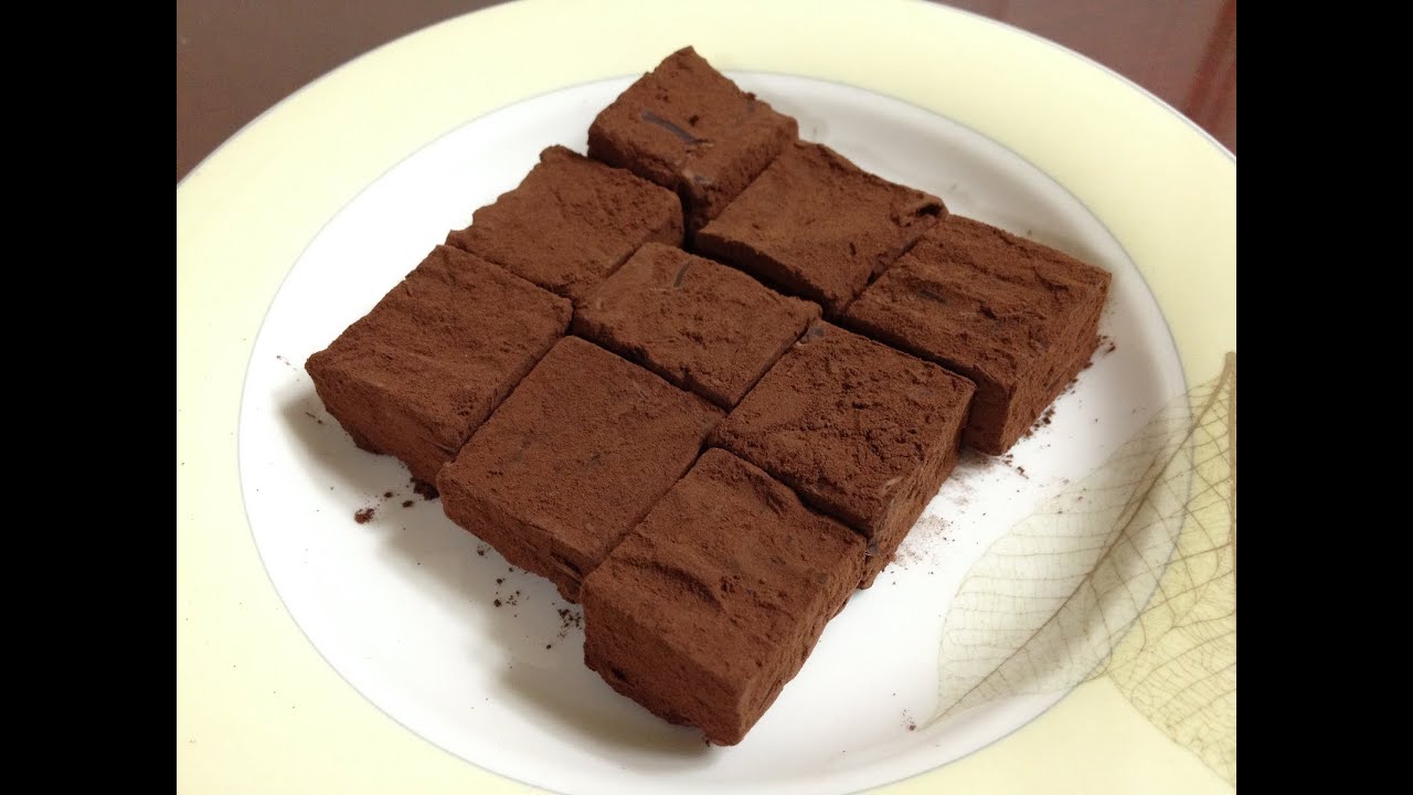 #328-2 chocolate pave with nutella - 누텔라 초콜릿 파베 - YouTube
