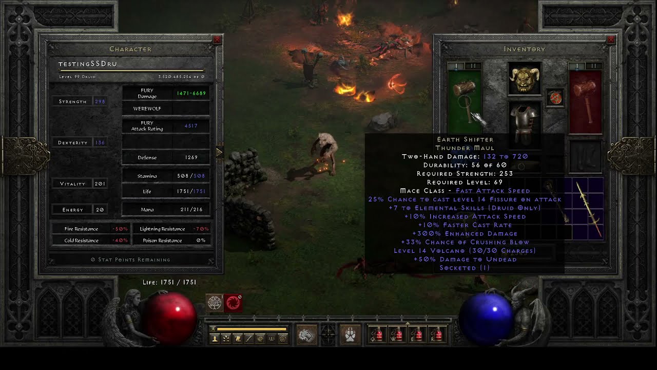 Werewolf frames question - General Discussion - Diablo 2 Resurrected Forums